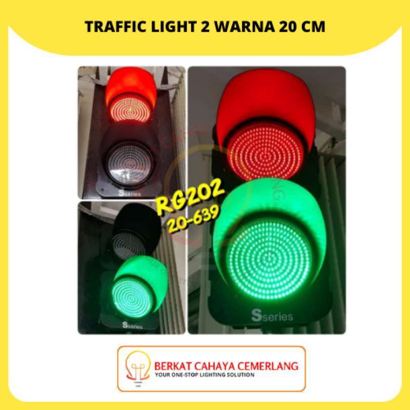 Jual Lampu Merah Traffic Light Led S Series Shinyoku Merah Hijau 20 Cm Di Seller Cuanz Store