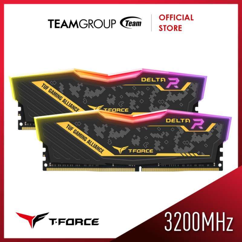 Promo Teamgroup Memory T-force Ddr4 Delta Tuf Rgb 2x32gb 3200mhz Diskon ...