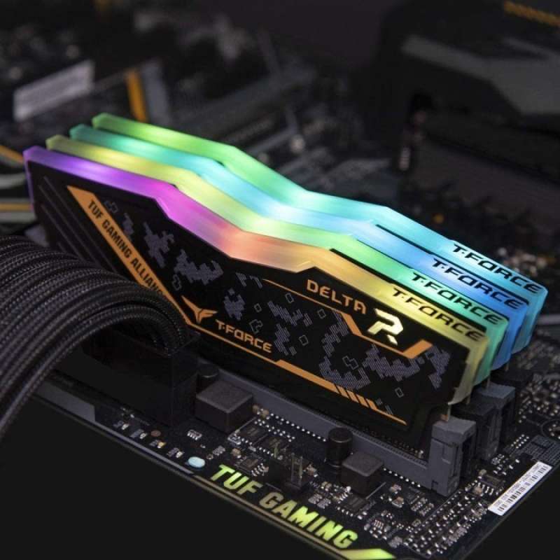 Promo Teamgroup Memory T-force Ddr4 Delta Tuf Rgb 2x32gb 3200mhz Diskon ...