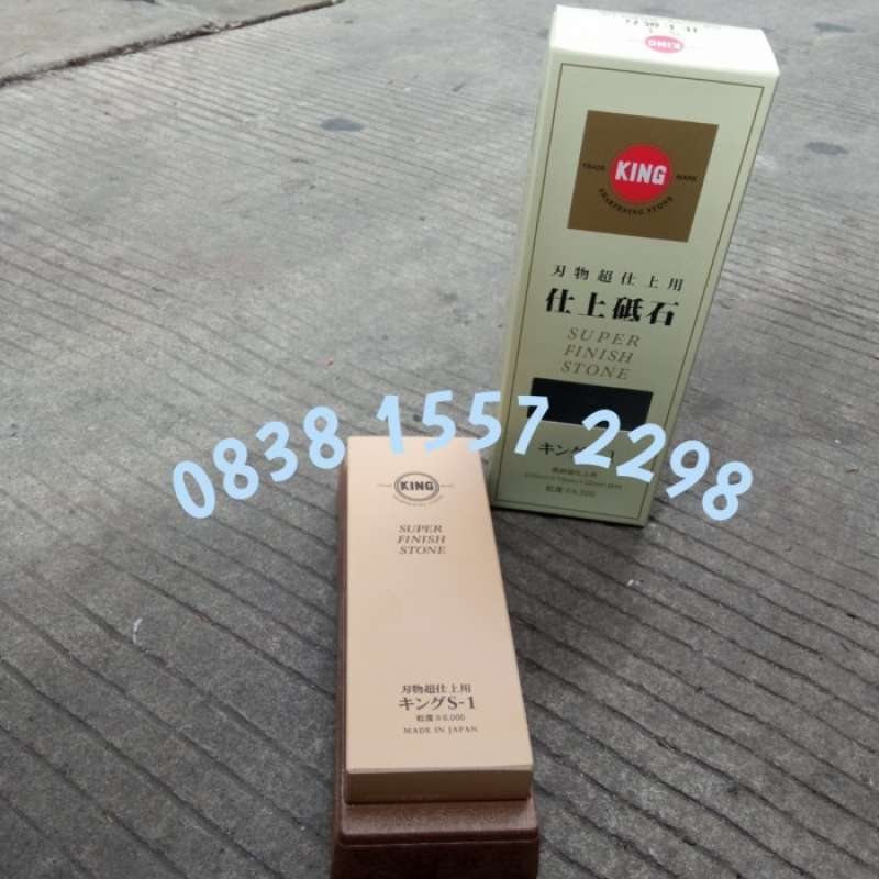 Promo Batu Asah Merk King Grit 6000 Sharpening Super Pinishing Stone ...