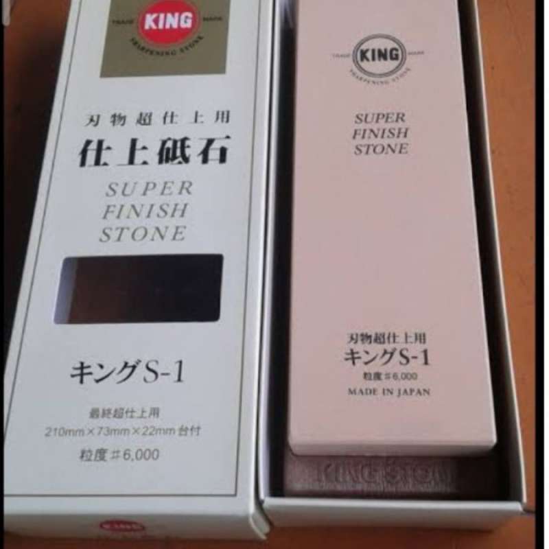 Promo Batu Asah Merk King Grit 6000 Sharpening Super Pinishing Stone ...