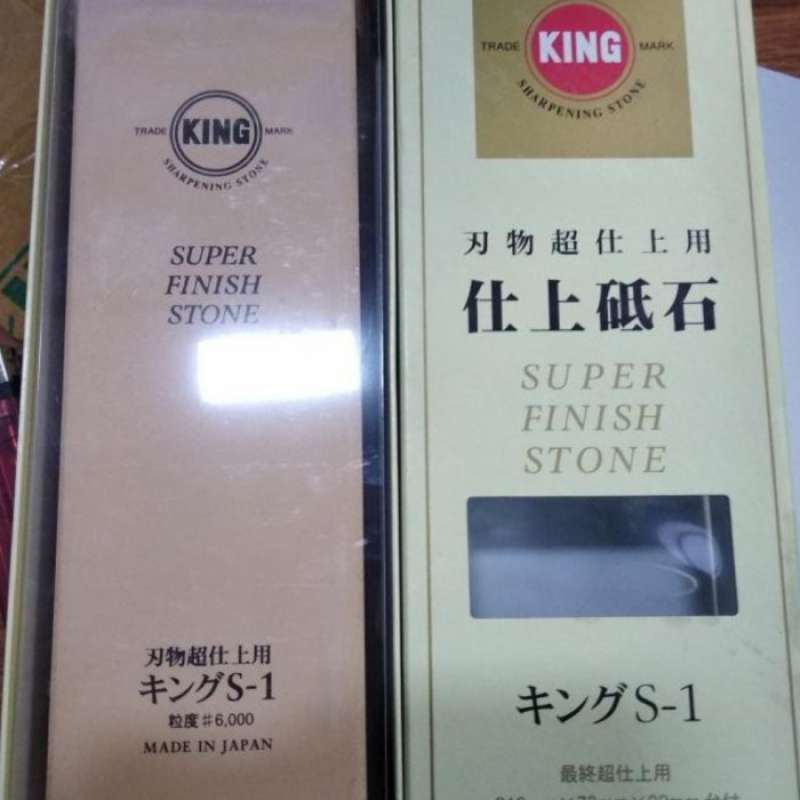 Promo Batu Asah Merk King Grit 6000 Sharpening Super Pinishing Stone ...