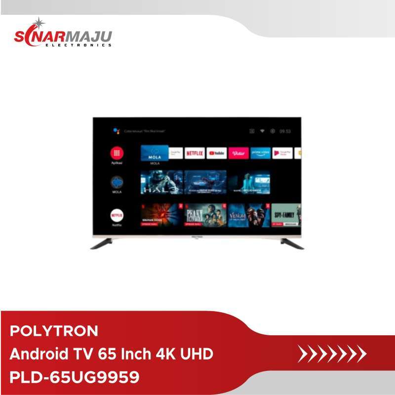 Jual LED TV 65 Inch Polytron 4K UHD Android TV PLD-65UG9959 di Seller ...