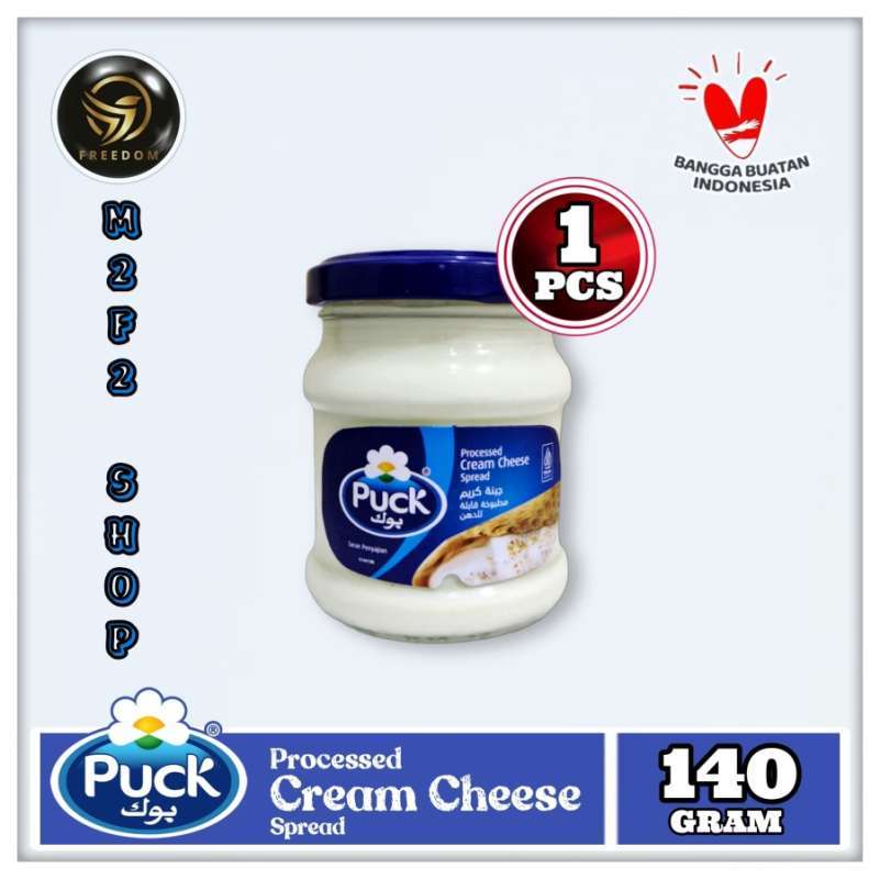 Jual Puck Cream Cheese Spread Keju Oles Toples Kaca Beling Gr Kemasan Satuan Di Seller