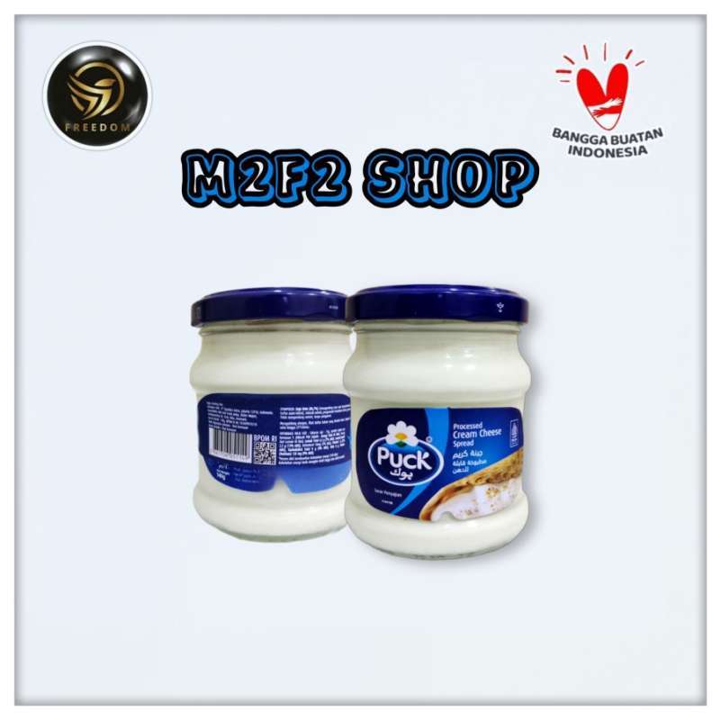 Jual Puck Cream Cheese Spread Keju Oles Toples Kaca Beling Gr Kemasan Satuan Di Seller