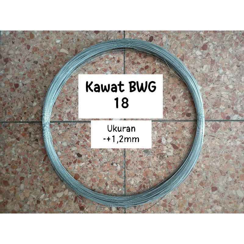 Jual Kawat Galvanis 1,2mm Kawat BWG 18 Kawat Tali Kawat Putih di Seller ...