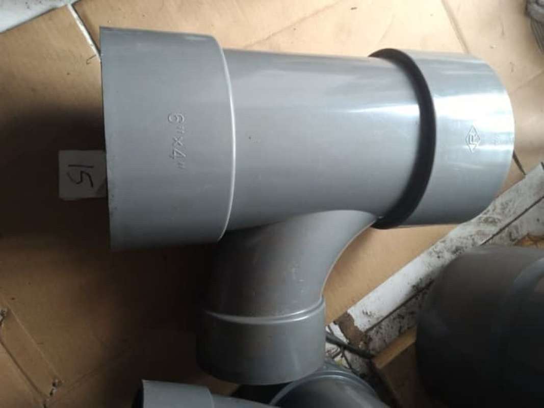 Jual Large Radius Tee Y 90 Derajat 6x4 D Rucika Sambungan Di Seller Sumber Rezeki Id - Petojo ...