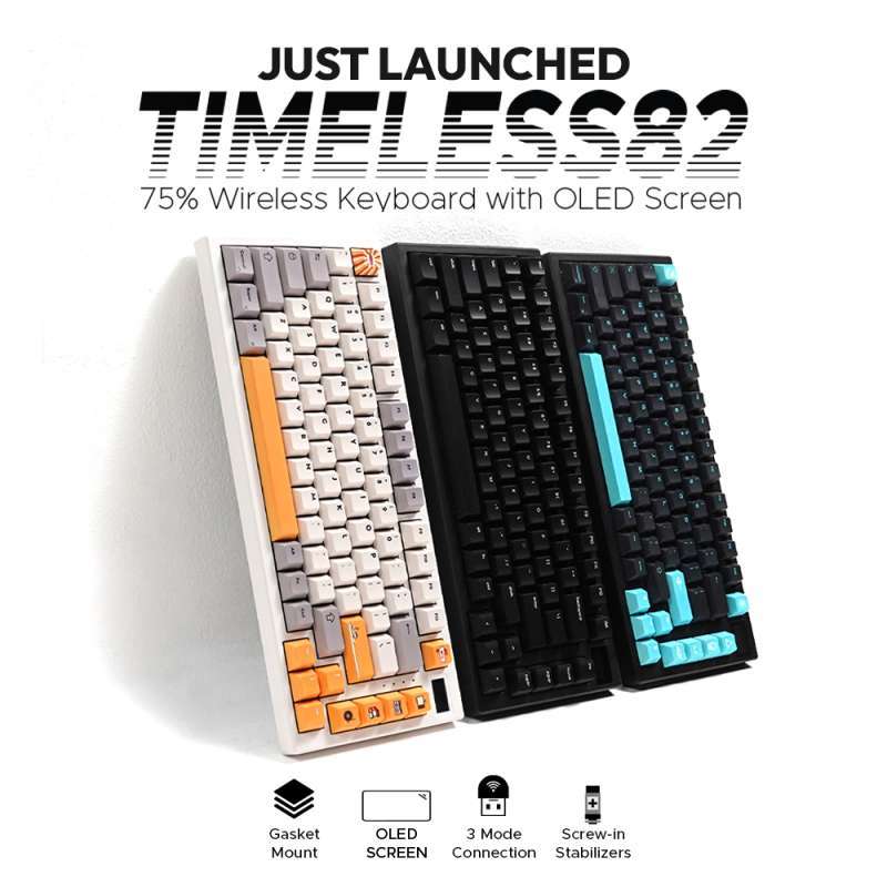 Jual Noir Timeless 82 / Timeless82 Wireless Mechanical Gaming Keyboard ...