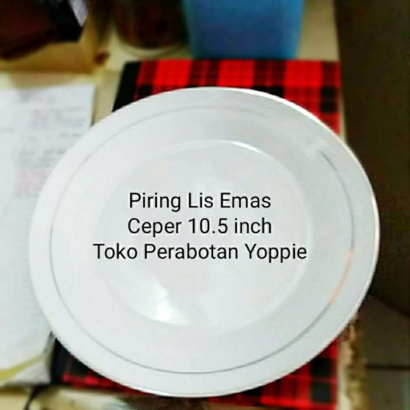 Promo Piring Lis Mas Ceper 10,5 Inch - Piring Prasmanan - Piring ...