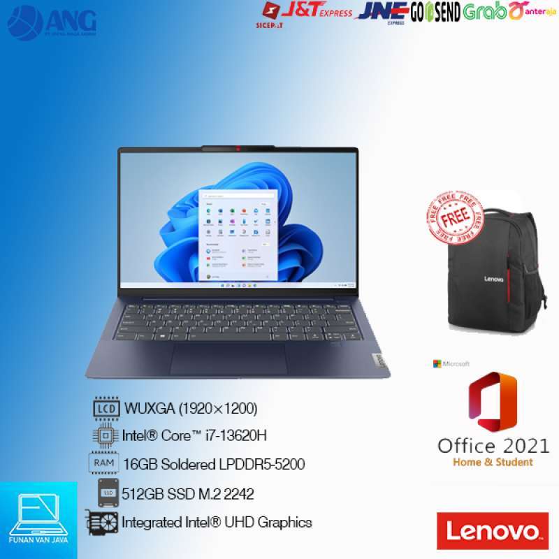 Jual Lenovo Ideapad Slim 5 14irl8-82xd002pid/core I7-13620h/16gb/512gb ...