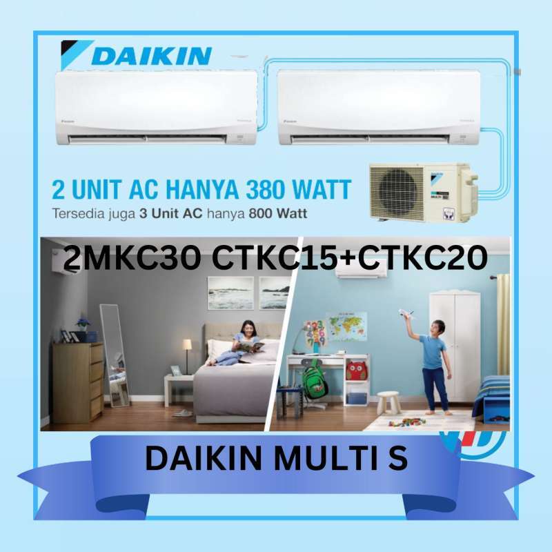Jual Ac Daikin Multi S 1/2pk + 3/4 Pk - 2mkc30rvm (15+20) Inverter R32 Di Seller Maxela Makmur ...