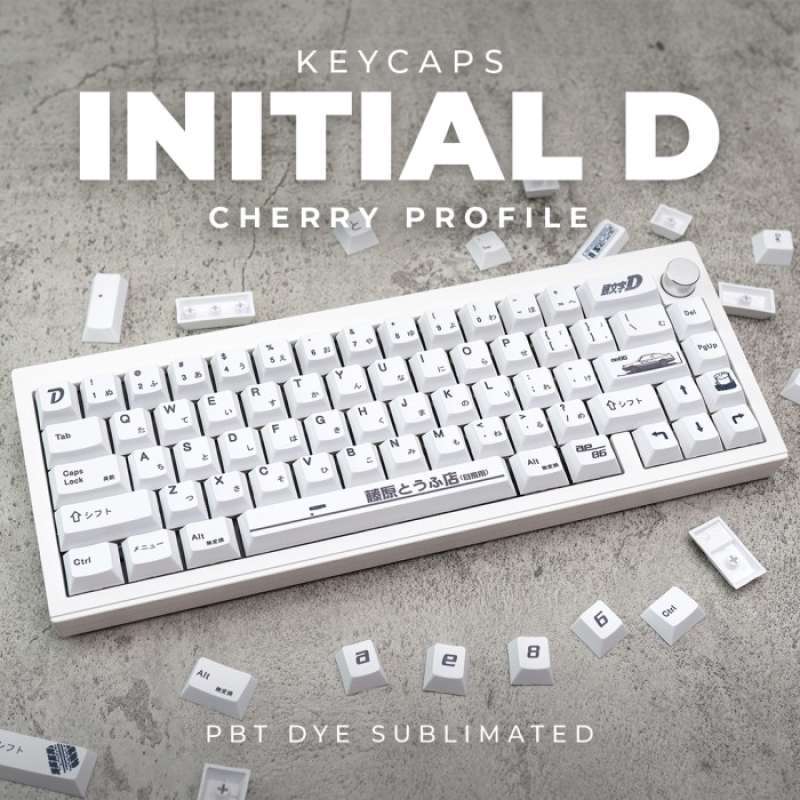 Jual Initial D PBT Dye Sub Keycaps di Seller Indah Komputer - Tegal ...