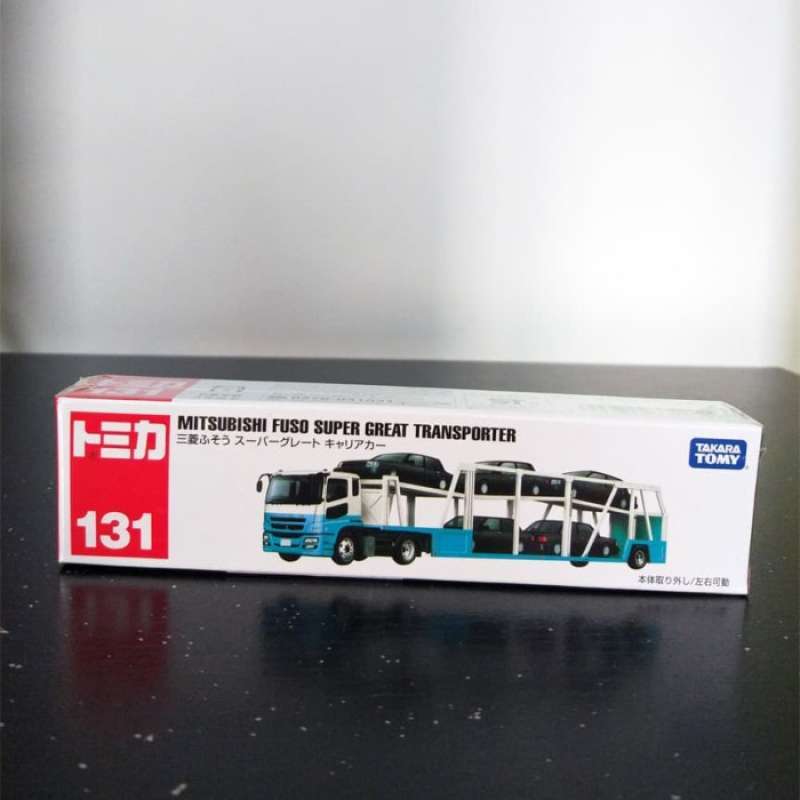 Promo Tomica Reguler Long 131 Mitsubishi Fuso Super Great Transporter Diskon 23% di Seller ...