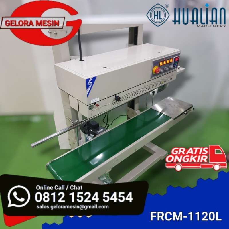 Promo Mesin Continuous Band Sealer Segel Plastik Besar Frcm-1120L ...