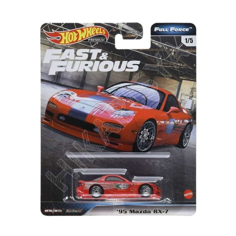 Promo Hot Wheels Fast Furious Full Force 95 Mazda Rx7 Merah Fd3S Diskon ...