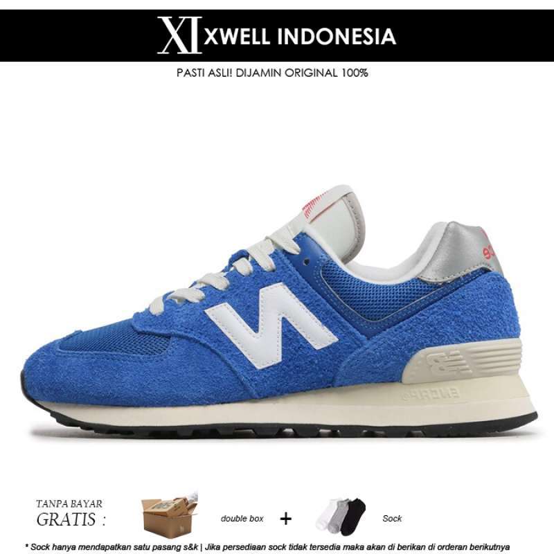 Jual Sepatu New Balance 574 V2 Heritage Blue Original U574wl2 - 42 Di ...