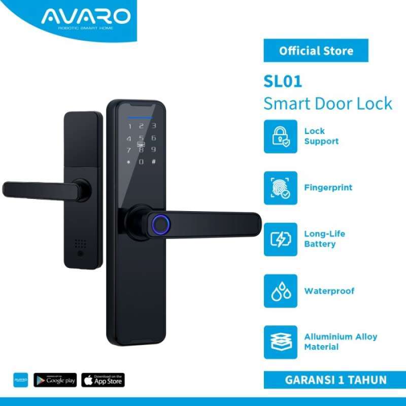 Jual AVARO SL01 Camera Smart Door Lock Kunci Pintu Digital Smart Lock di Seller Savior CCTV ...