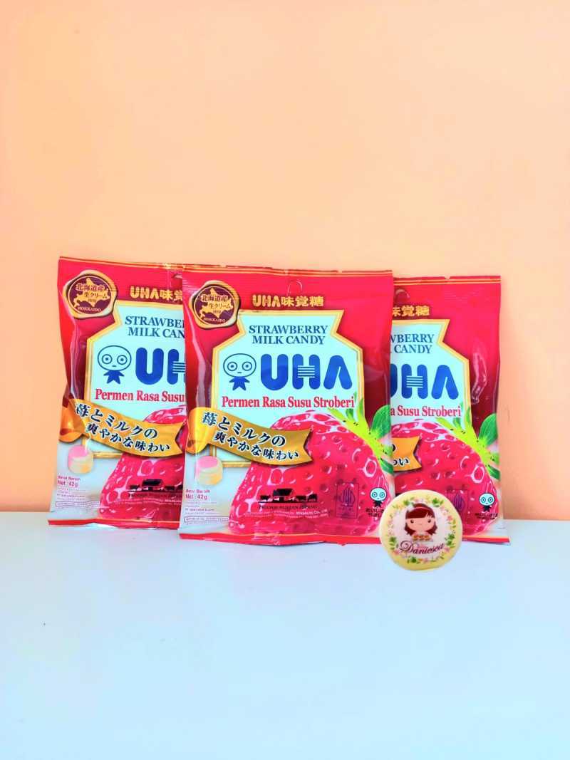 Jual Snack Import I Uha Milk Candy Rasa Strawberry, Matcha Permen Susu ...