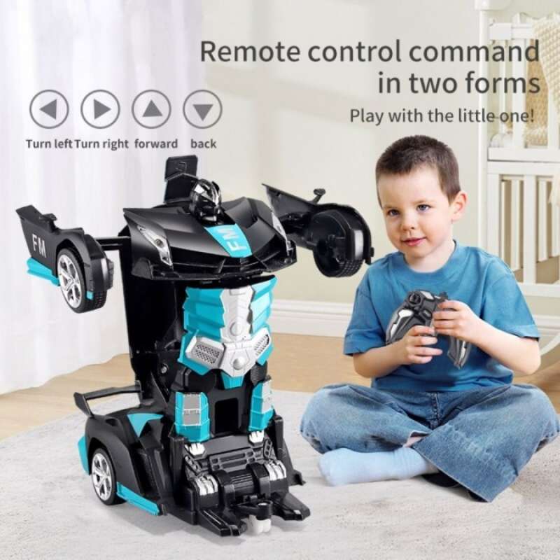 Promo Mobil Remote Control Rc Transformers 1 18 2 In 1 Robot Cas Mainan ...
