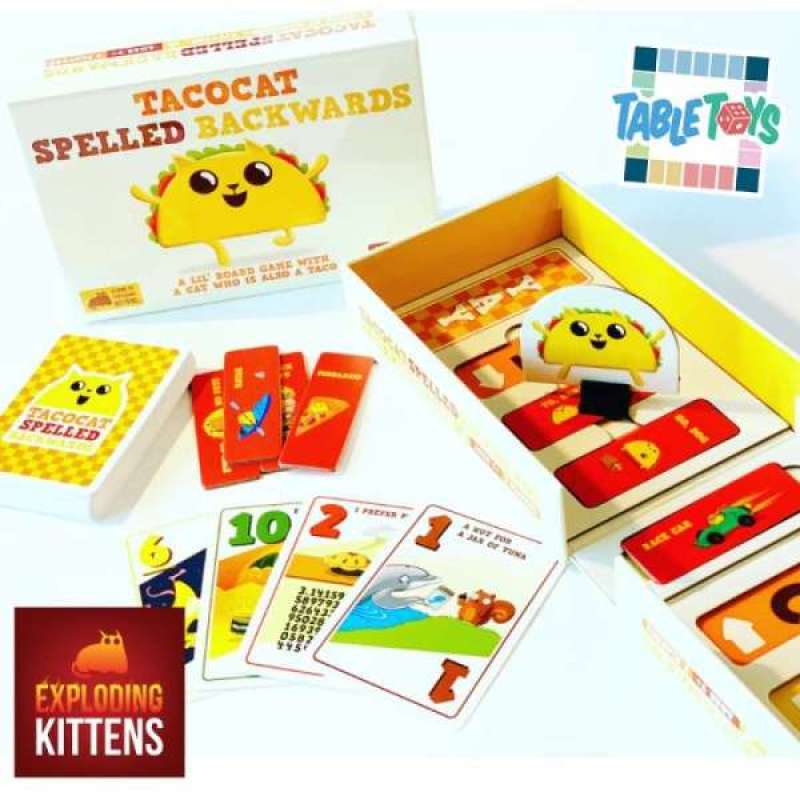 Promo Tacocat Spelled Backwards Board Game By Exploding Kittens Diskon ...