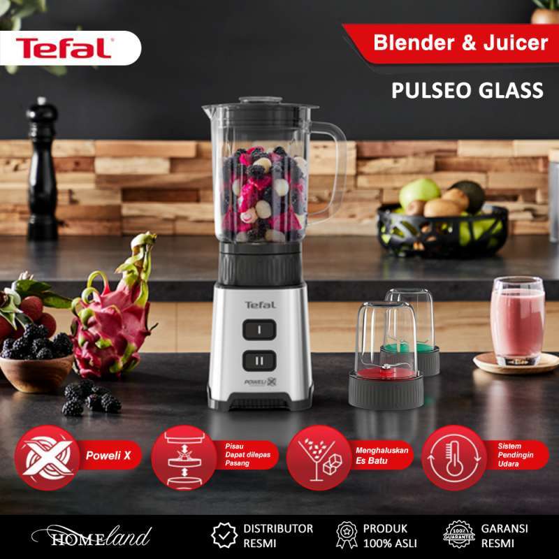 Promo Tefal Blender Pulseo Glass Bl178d Diskon 35% Di Seller Homeland Official Store - Petojo ...