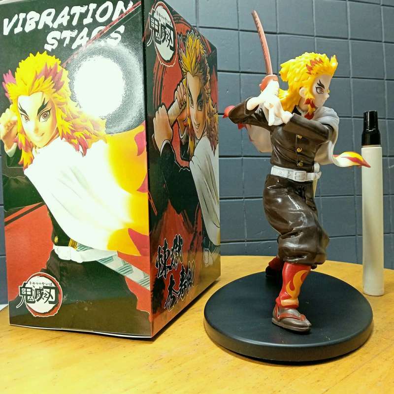 Jual Mainan Static Figure Kyojuro Rengoku Sword Demon Slayer Kimetsu No ...