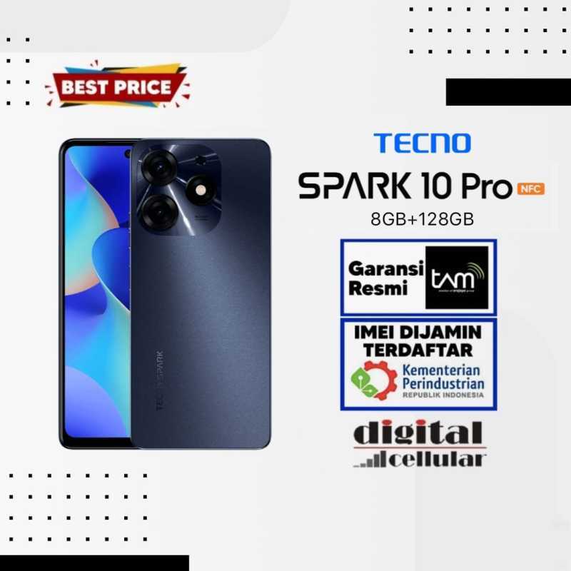 Jual Tecno Spark 10 Pro 8/256GB Garansi Resmi di Seller Digital ...