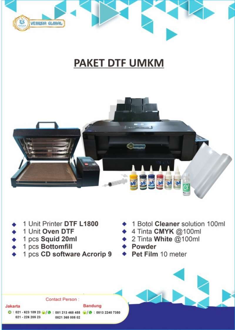 Jual Printer DTF A3 Modul Roll to Roll | Paket Printer Sablon DTF ... Jual Printer DTF A3 Modul Roll to Roll | Paket Printer Sablon DTF ...