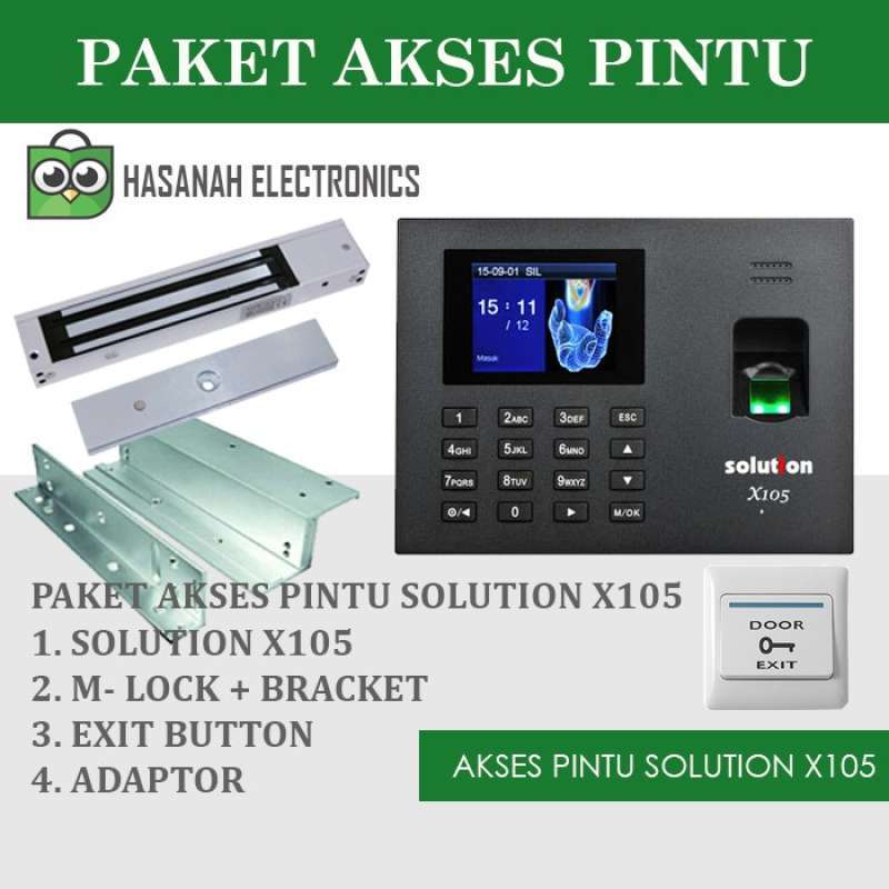 Promo AKSES PINTU / ACCSES DOOR SOLUTION X105 PINTU KAYU + UNTUK ...