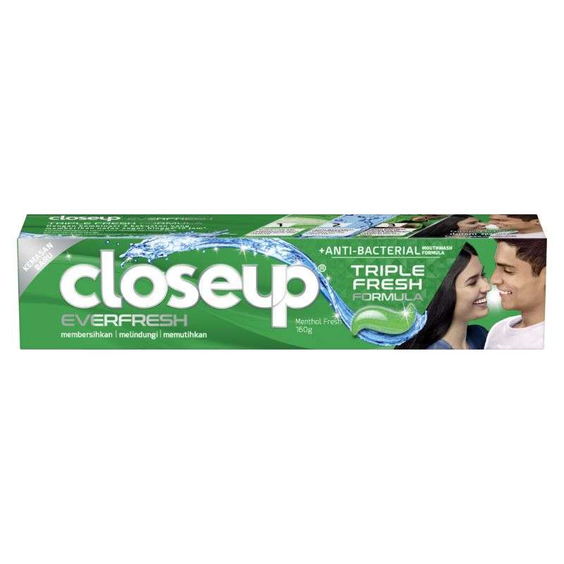 Jual Close Up Ever Fresh Nafas Segar Antibacterial Toothpaste [160 G ...