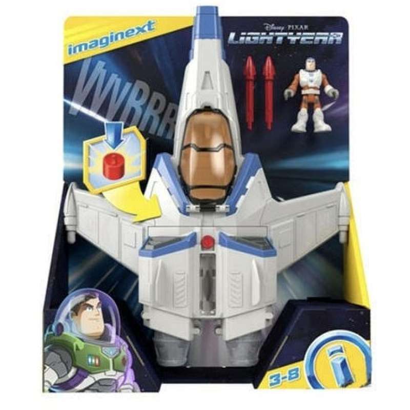 Promo Imaginext Disney Pixar Lightyear Xl 15 Spaceship With Buzz Dgm ...