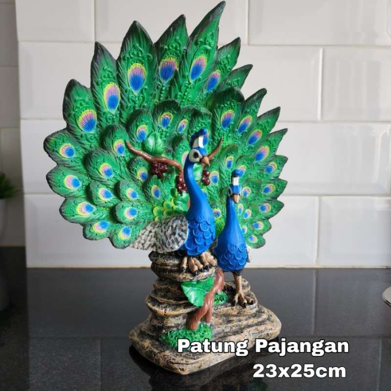 Promo Pajangan Merak Patung Peacock Home Decor Interior Hiasan Rumah ...