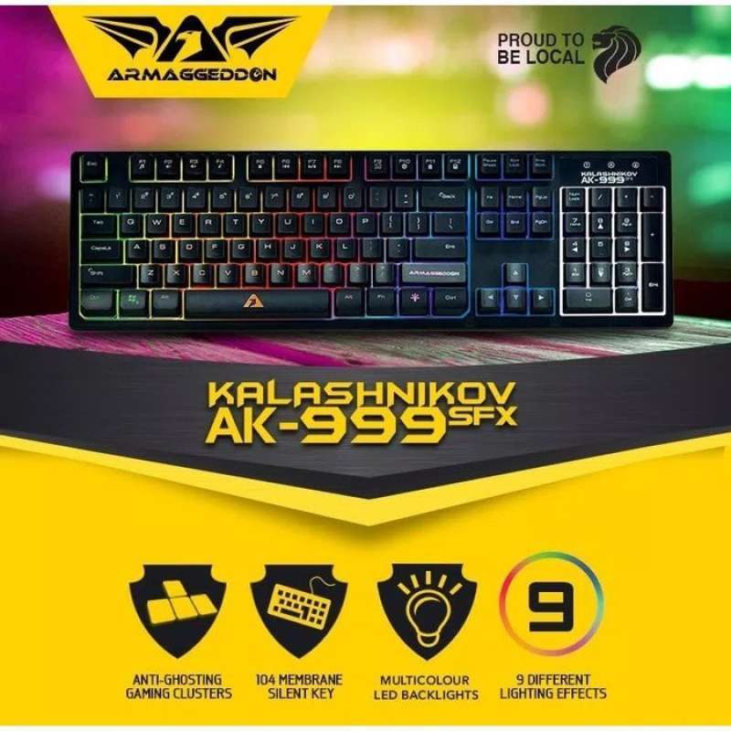 Promo armaggeddon ak-999 sfx - the ultimate gaming keyboard terbaik ...