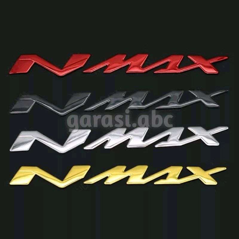 Jual Stiker Emblem Badge Body NMAX Timbul 3D Sticker Tulisan Logo Krom ...