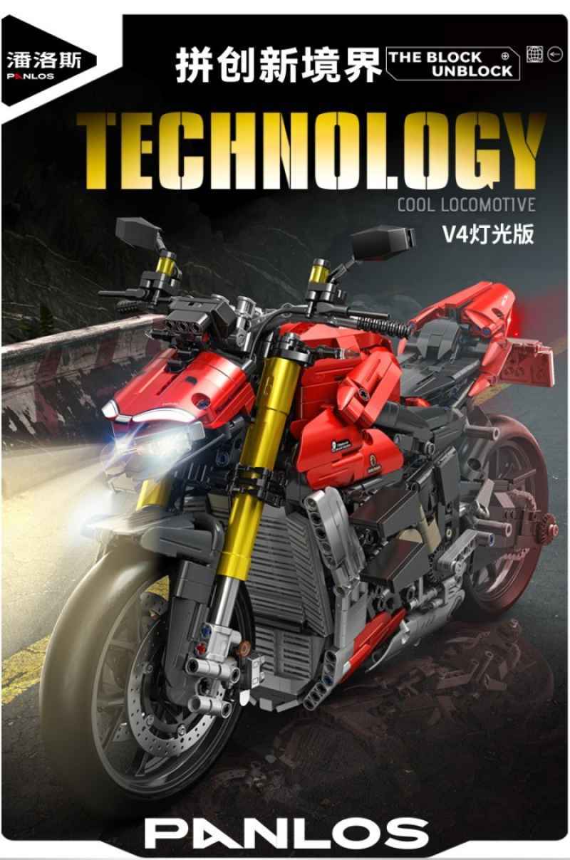 Promo JnB Panlos Block Bricks Non Lego Motor Ducati V4 SF 1 : 5 2221 ...