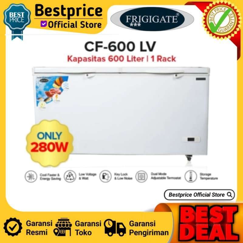 Jual Chest Freezer Frigigate Cf -600 Lv Freezer Box 600 Liter F600 Low ...