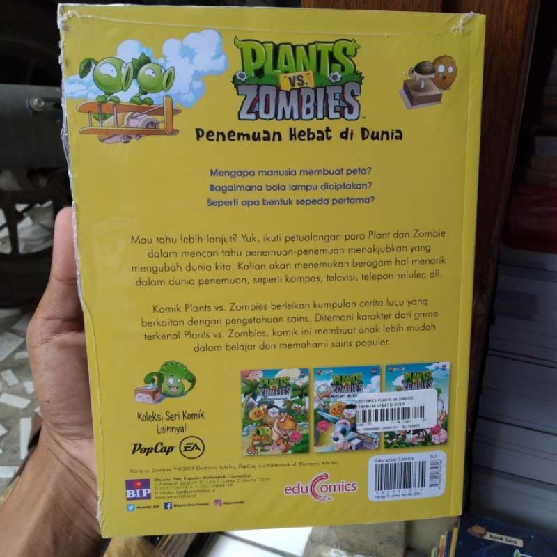 Jual Buku Komik Sains Plants Vs Zombies Penemuan Hebat Di Dunia By ...