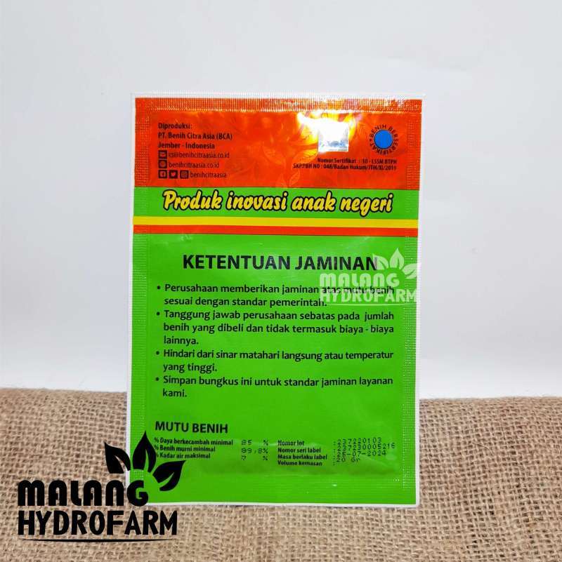 Jual Benih Melon Orange Merlin F1 20 Gram Bintang Asia Dataran Rendah ...