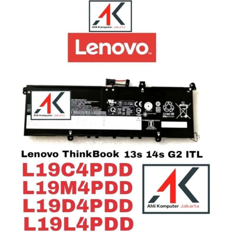 Jual Baterai Lenovo L19d4pdd L19c4pdd L19m4pdd Thinkbook 13s 14s G2 Itl ...