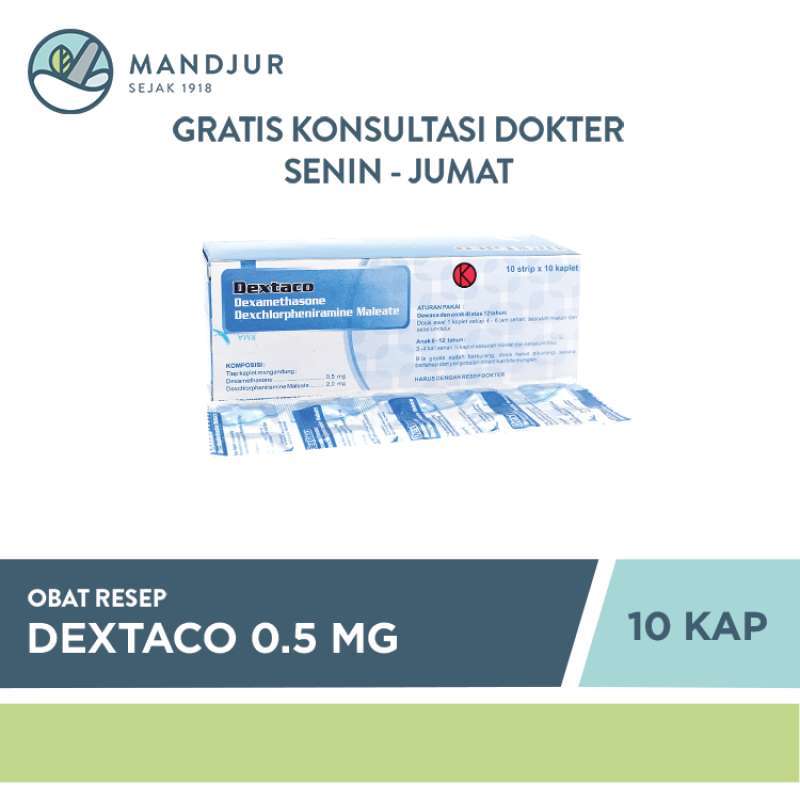 Jual Dextaco 0.5 mg 10 Kaplet di Seller Apotek Mandjur Official Store ...