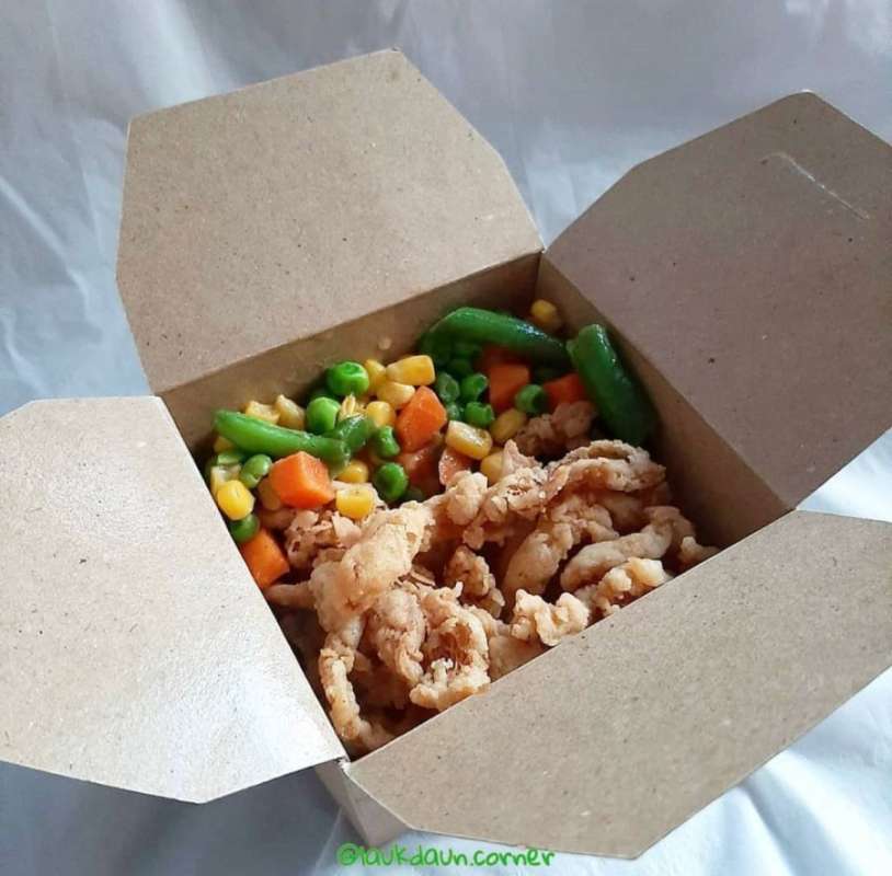 Jual Laukdauncorner Nasi Ngumpet 1 | Ricebox Paket Nasi Murah Enak ...