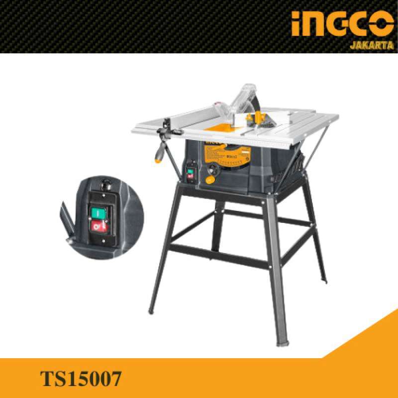 Promo Tablesaw Mesin Gergaji Table Saw Meja Potong Kayu Ingco Ts Diskon Di Seller