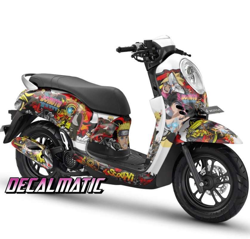 Jual Stiker Full Body Decal Dan Dashboard Scoopy All Type Naruto Boruto 2020 2023 Kuning Di