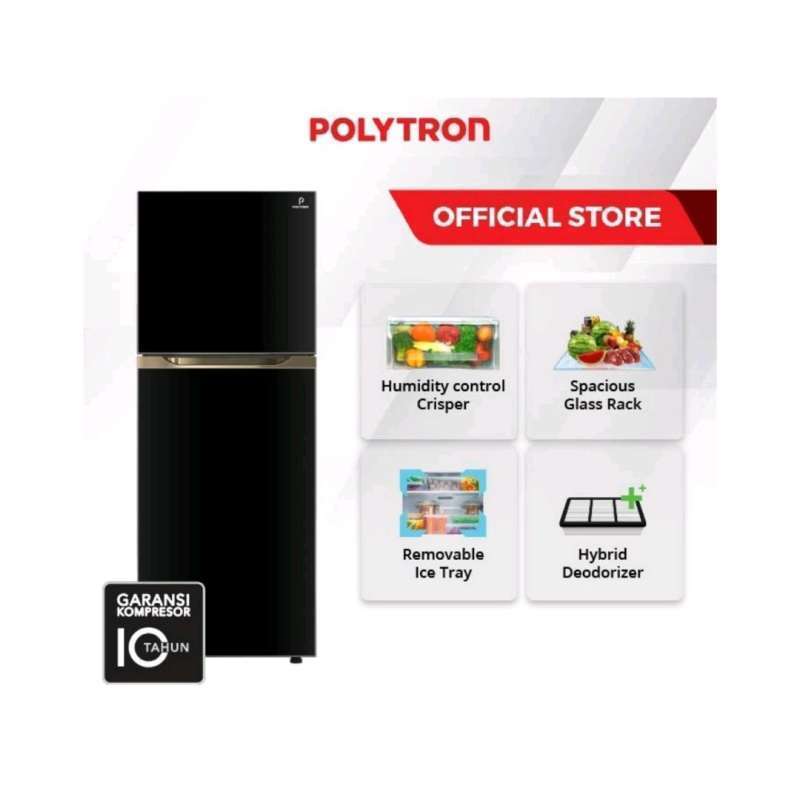 Promo Kulkas Polytron 2 Pintu PRM 430X - 300 Liter Diskon 11% di Seller ...