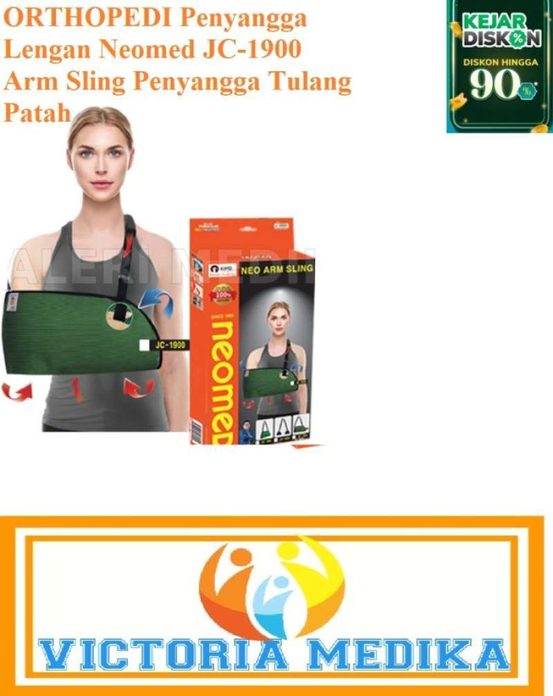 Jual Alat Orthopedi Arm Sling Penyangga Tulang Patah /arm Sling Merek ...