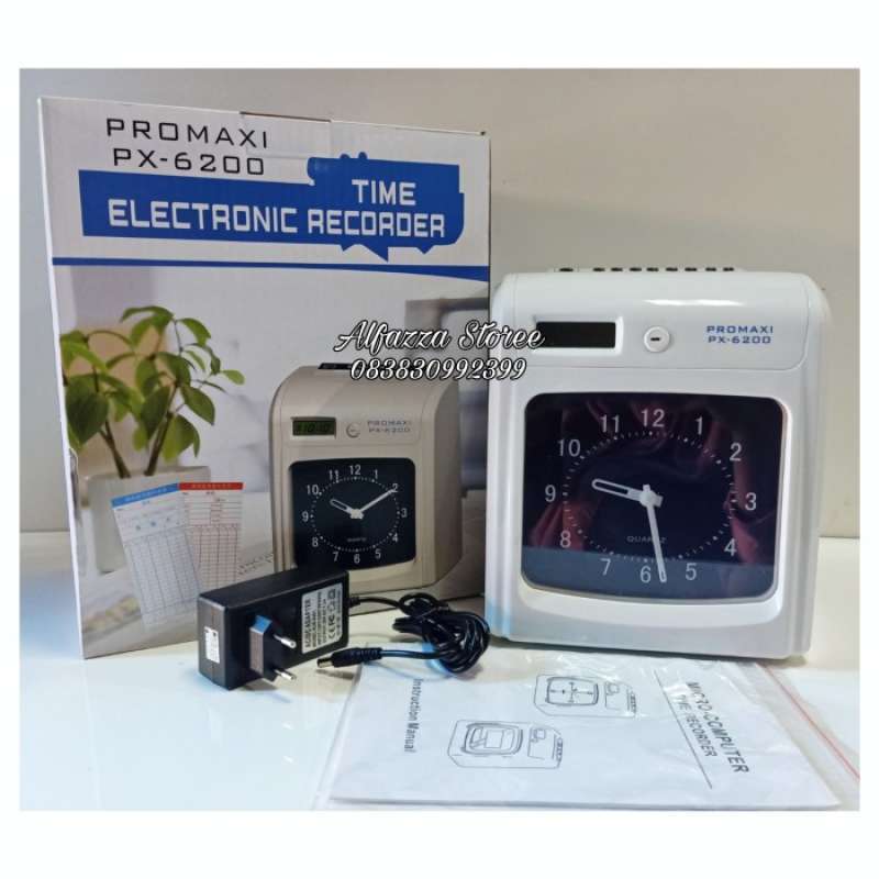 Promo Mesin Absensi Promaxi Px6200 Mesin Absensi Karyawan Baru Mesin ...