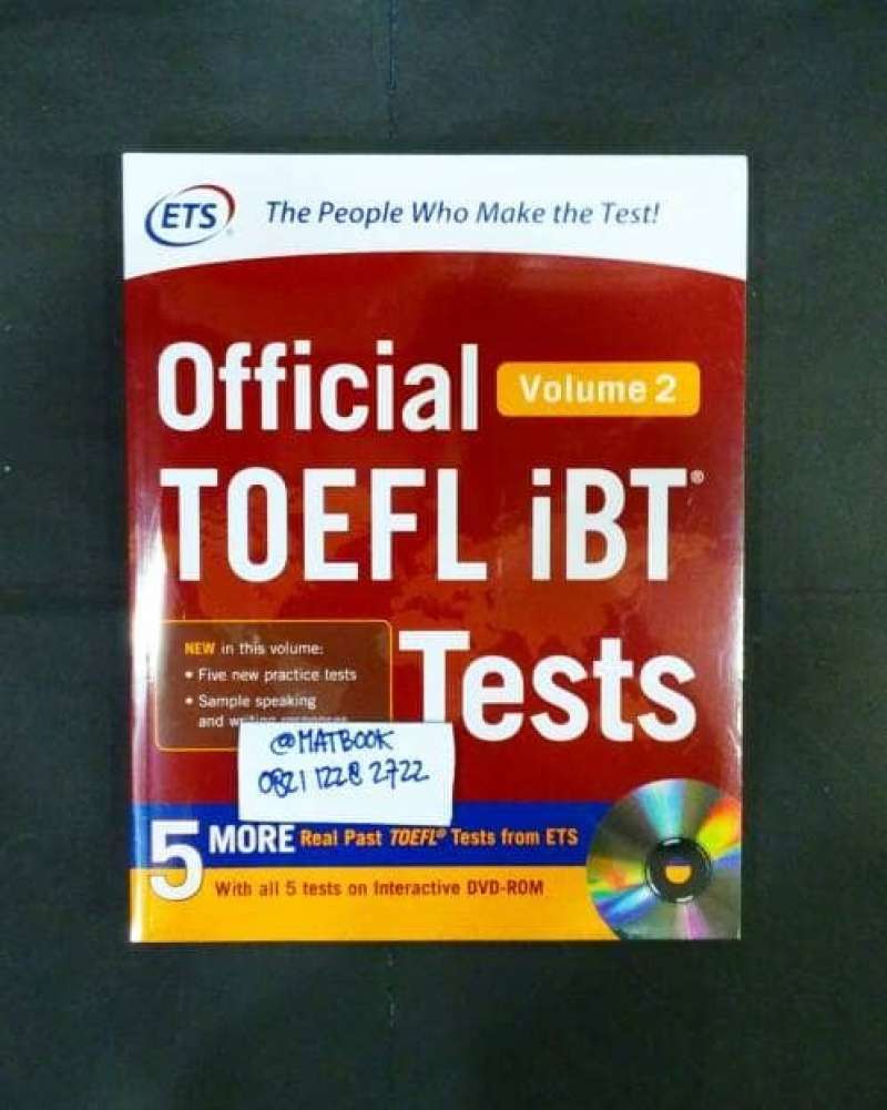 Jual OFFICIAL TOEFL IBT TEST 2ed Volume 2 + DVD-ROM di Seller VIRGO ...