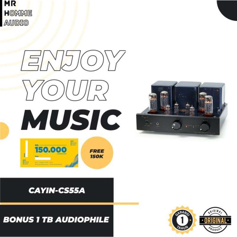 Jual Cayin Cs-55a Cs55a Cs 55a / Kt88 Vacuum Tube Integrated Amplifier Di Seller Mrhommeaudio ...