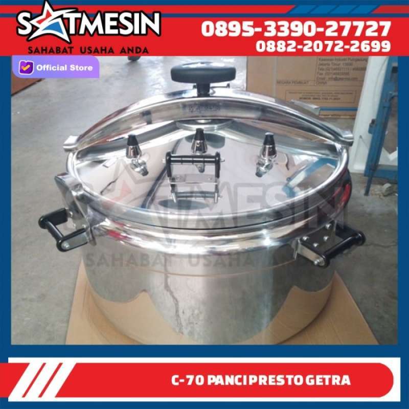 Jual Panci Presto 135 Liter / Pressure Cooker Getra C-70 Presto Ayam Ikan Di Seller Winterr Shop ...
