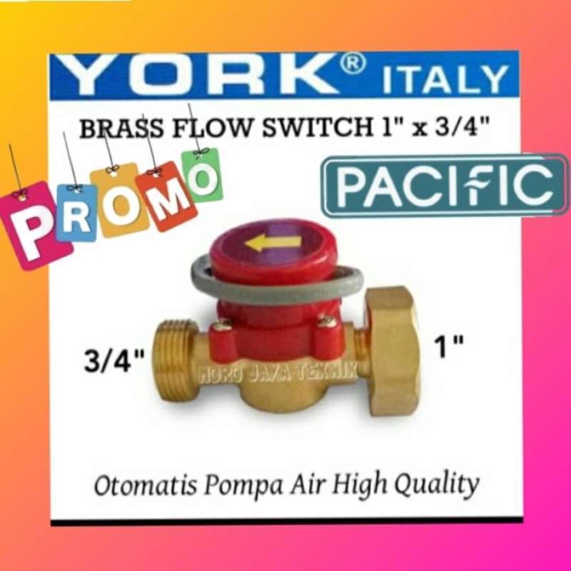 Promo Flow Switch York 1 X 3/4 Otomatis Pompa Booster Solusi Cetak ...